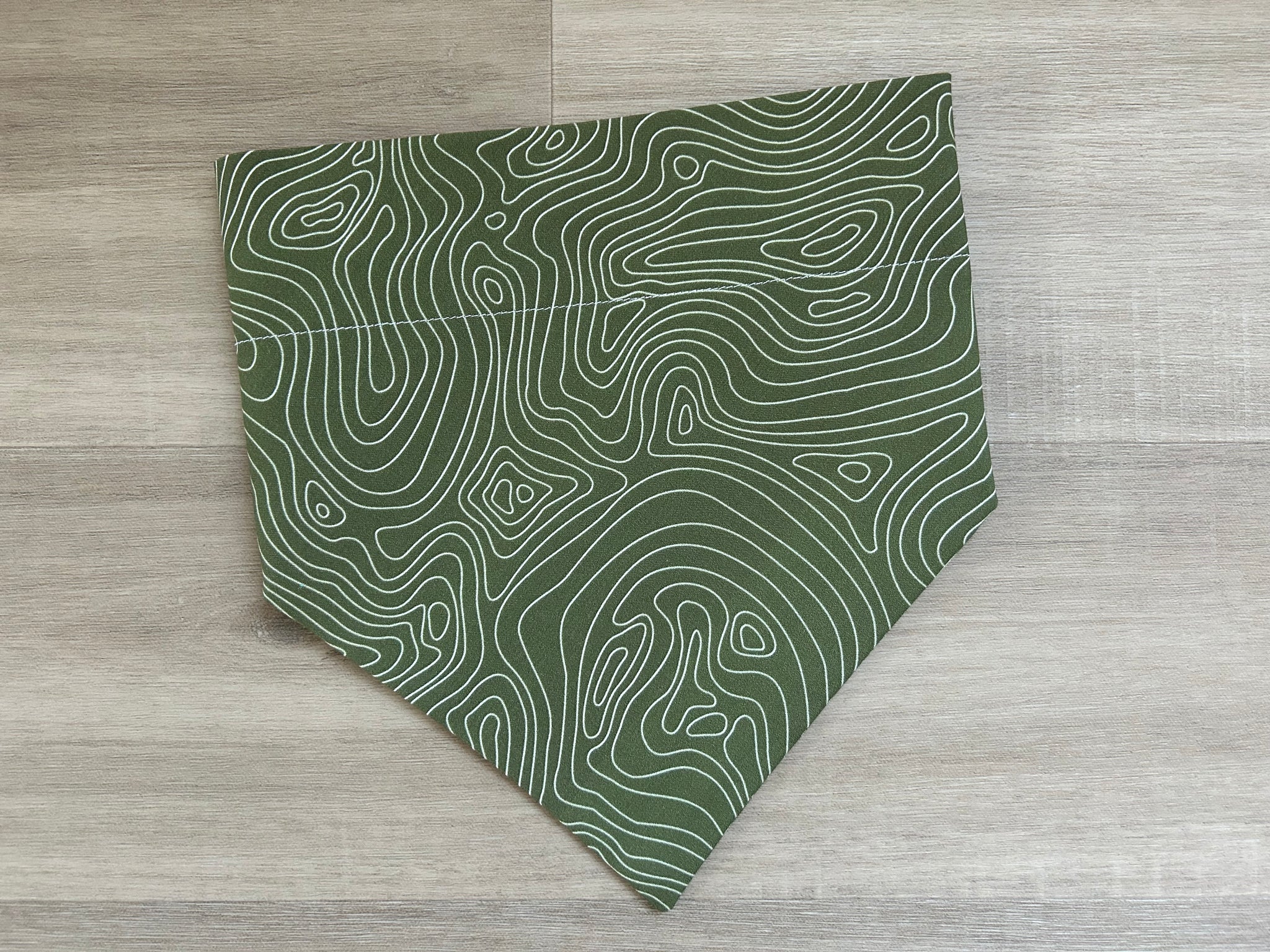 Topographic Map Dog Bandana | Adventure-Ready Canine Style – Briggs and ...